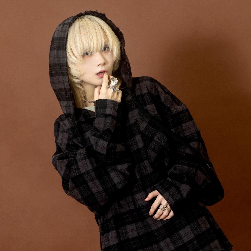 纏 HOOD SHIRT(涅色 gray) – Reol ONLINE SHOP